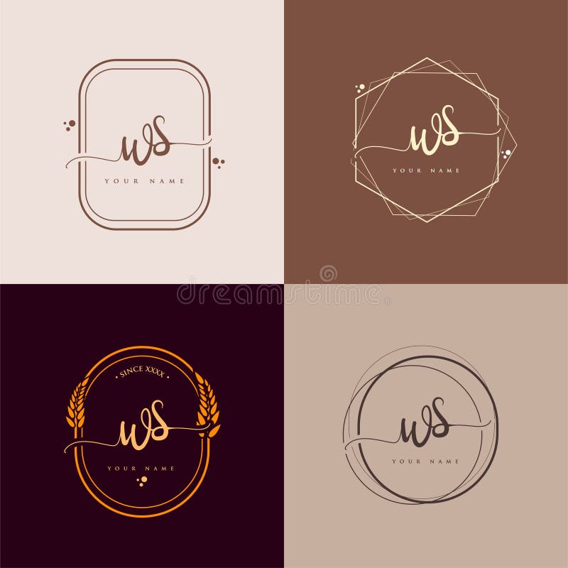 Ws Initials Stock Illustrations – 377 Ws Initials Stock Illustrations ...