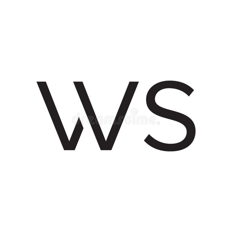 Ws Initial Letter Vector Logo Icon Stock Vector - Illustration of ...