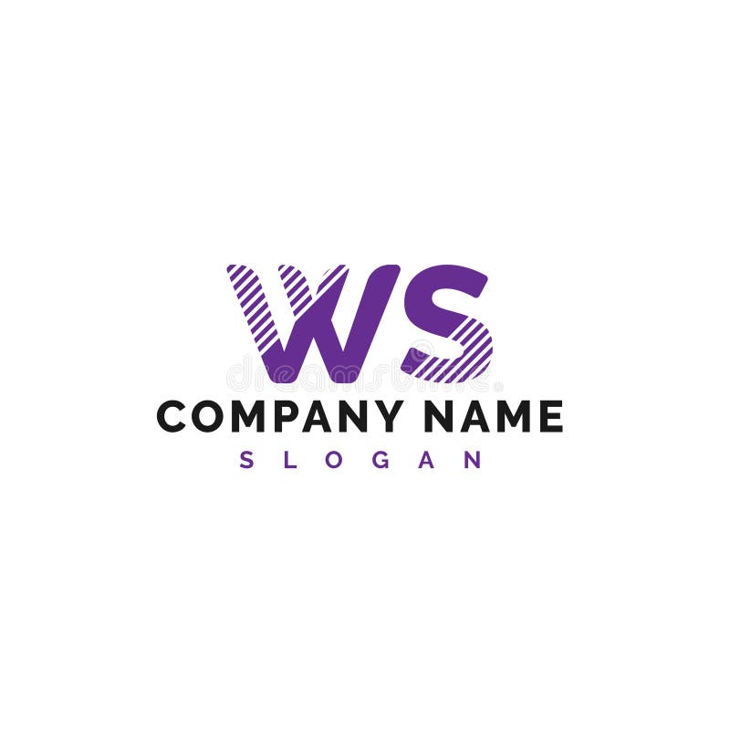 WS Letter Logo Design. WS Letter Logo Vector Illustration - Vector ...