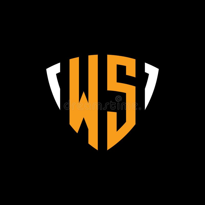 WS Logo Monogram Design Template Stock Vector - Illustration of ...