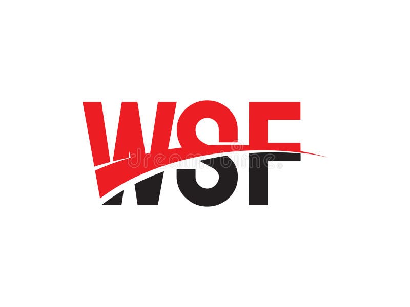 WSF Letter Initial Logo Design Vector Illustration Stock Vector ...