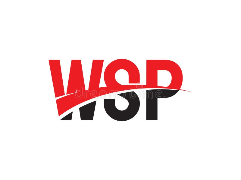 WSP Letter Initial Logo Design Vector Illustration Stock Vector ...