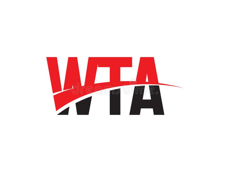 WTA Letter Initial Logo Design Vector Illustration Stock Vector ...