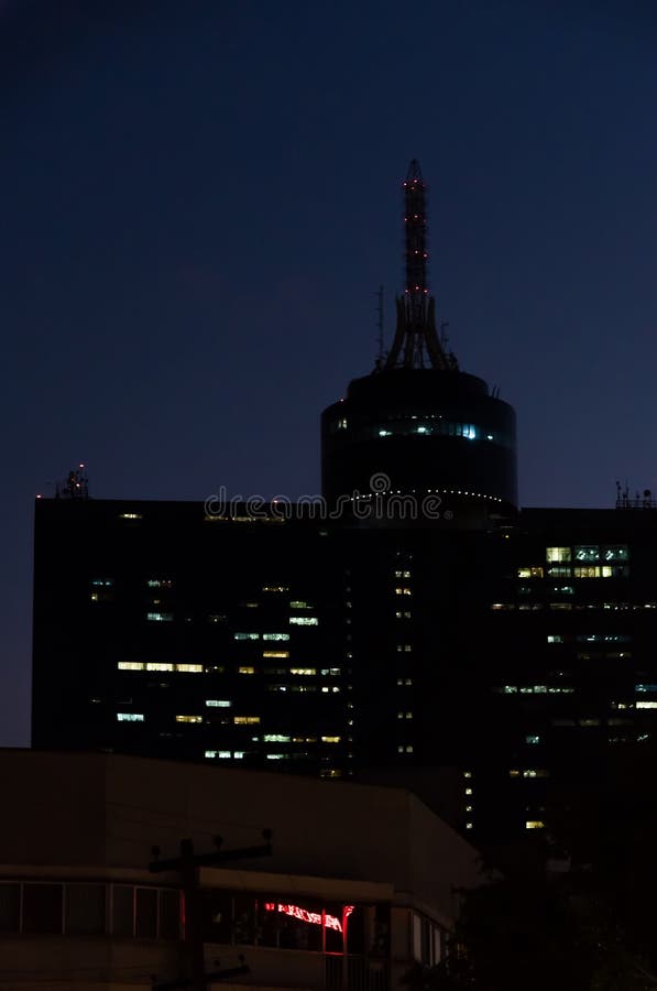 WTC Building and Lights Mexico City Stock Image - Image of mexico, city ...