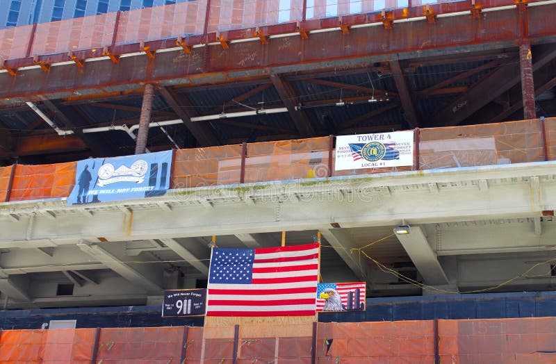 WTC Tower 4 Construction Site Editorial Photography - Image of trade ...