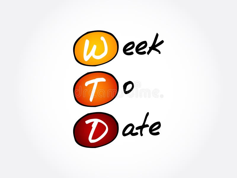 Weektodate Stock Illustrations – 20 Weektodate Stock Illustrations ...