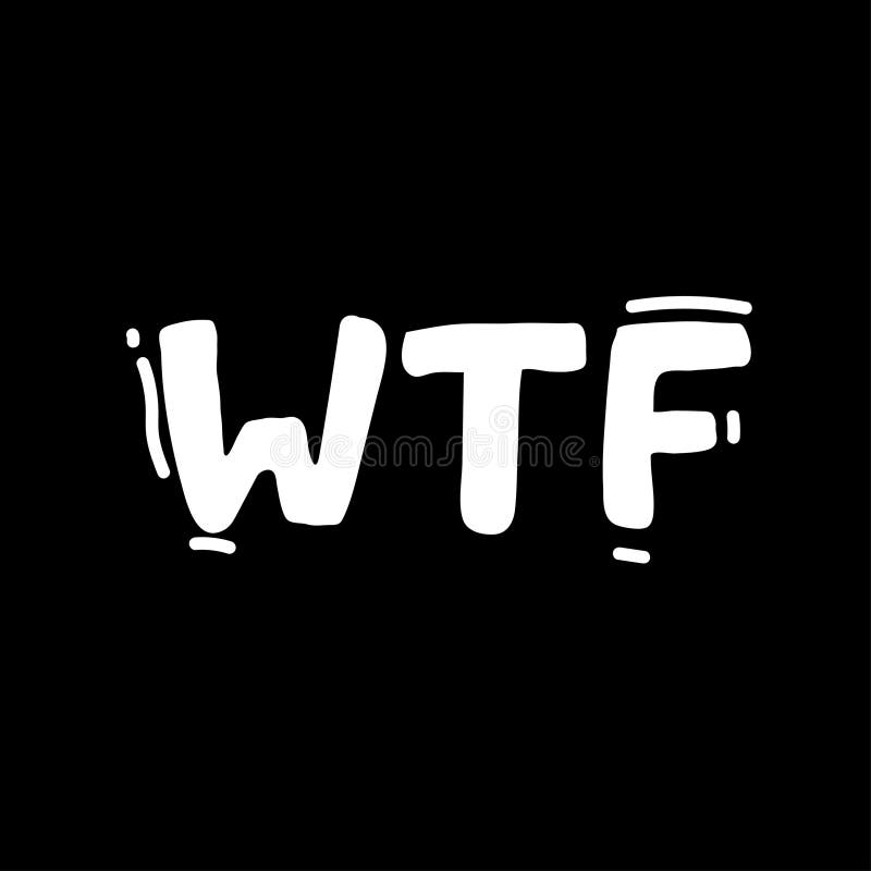 Wtf Speech Bubble Cloud, Scream and Shout. Vector Wtf Bubble Speech ...