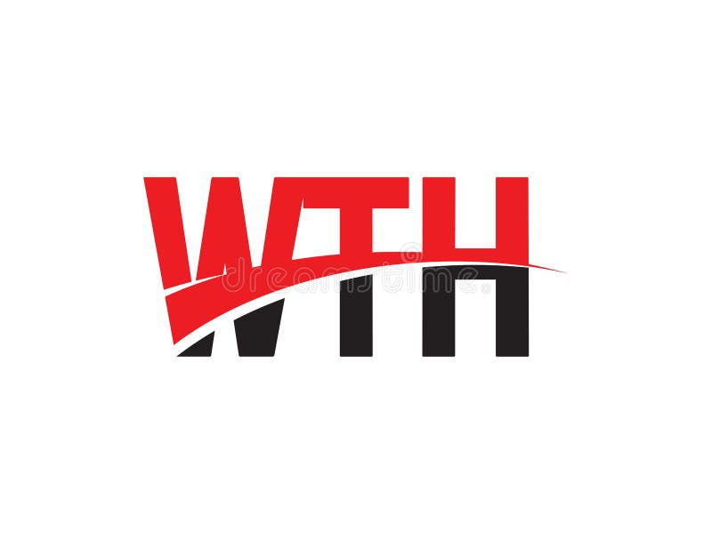 WTH Letter Initial Logo Design Vector Illustration Stock Vector ...