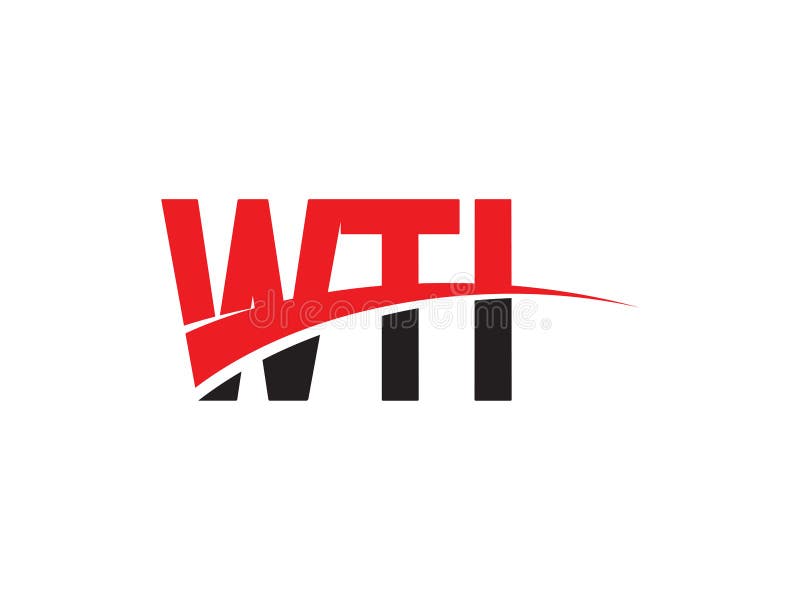 WTI Letter Initial Logo Design Vector Illustration Stock Vector ...