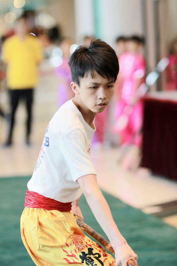 Wu Shu Demonstration at the Hk 2017 Editorial Stock Image - Image of ...
