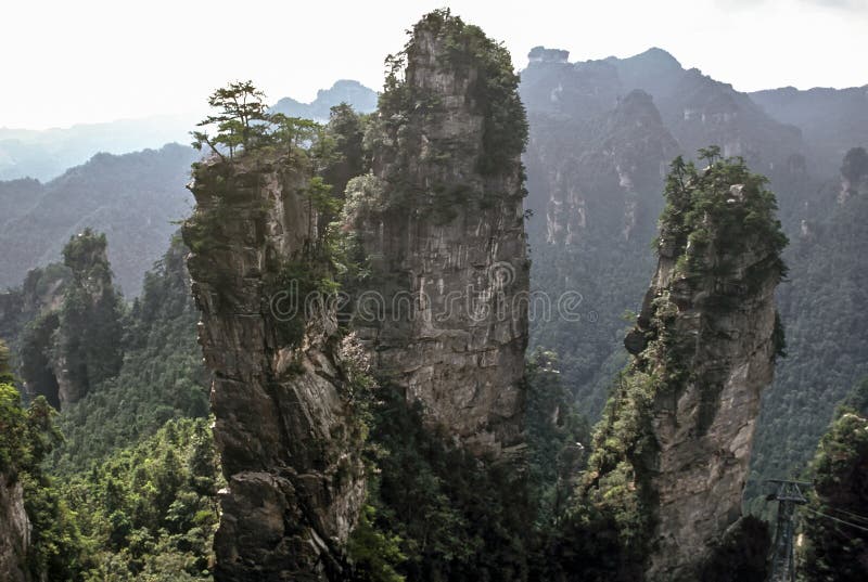 Wulingyuan National Park, China Stock Photo - Image of high, china ...
