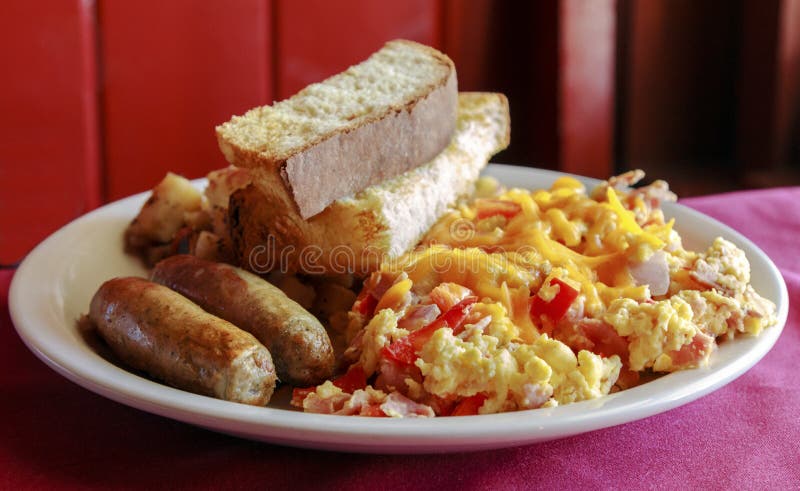 Eier und Wurst stockbild. Bild von eier, haupt, mahlzeit - 9366803