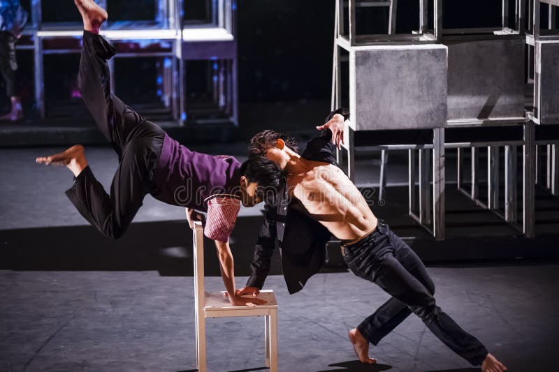 Wushu Dance editorial image. Image of performers, studio - 56351720