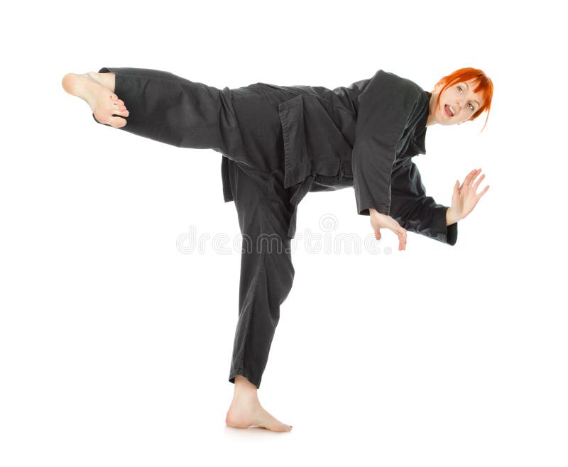 High Side Kick stock image. Image of side, belt, black - 18995323
