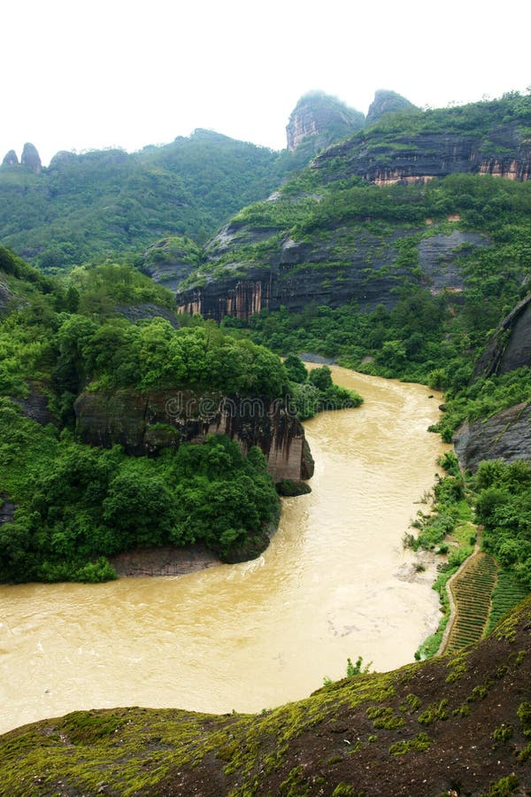 WuYiShan mountain stock image. Image of wuyishan, fujian - 7549155