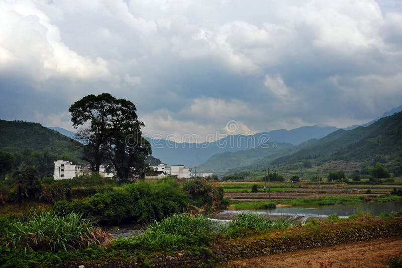 Wuyuan County, Jiangxi editorial photography. Image of river - 76146342