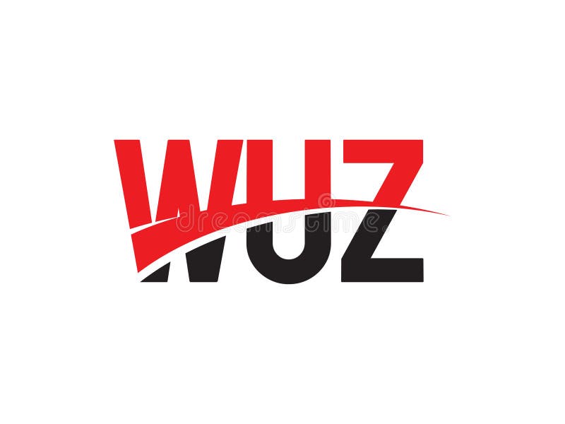 WUZ Letter Initial Logo Design Vector Illustration Stock Vector ...