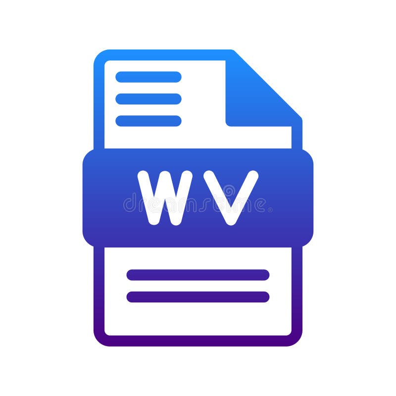 Wv Attractive Graded Design for Identifying Audio File Types Stock ...