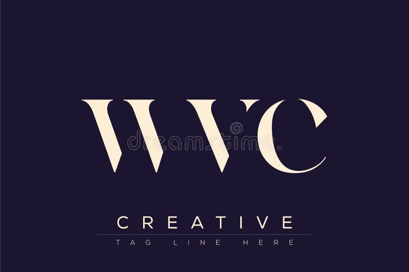 WVC Abstract Letter Logo Design Stock Vector - Illustration of modern ...