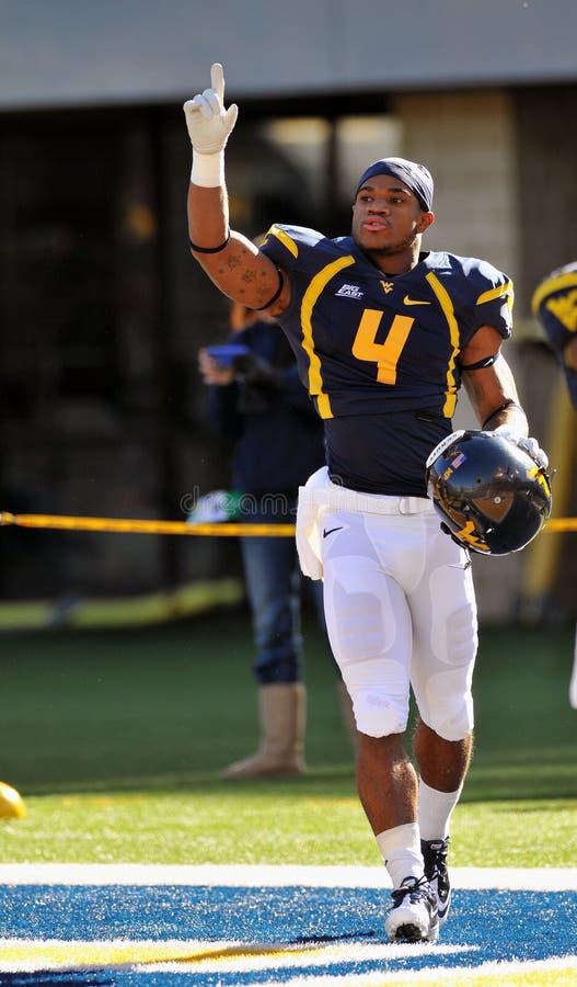 WVU Football Player Devon Brown Editorial Stock Photo - Image of ...