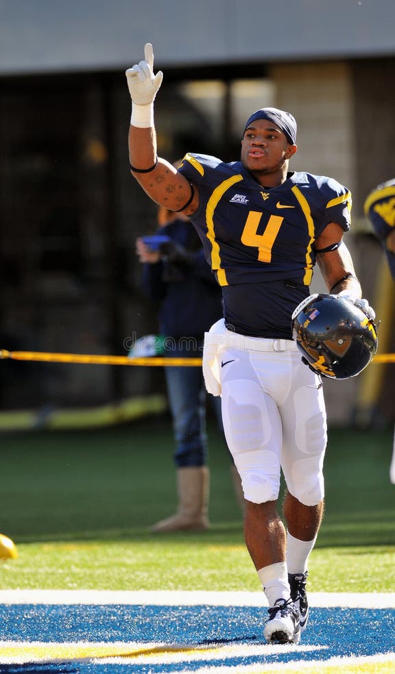 WVU Football Player Devon Brown Editorial Stock Photo - Image of ...