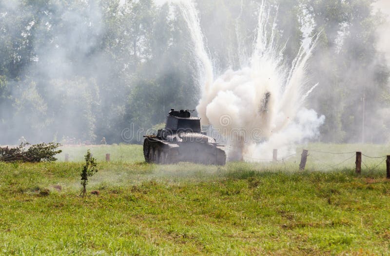 WW2 Duitse Panzer 38 (t) Lichte Tank Stock Afbeelding - Image of ...