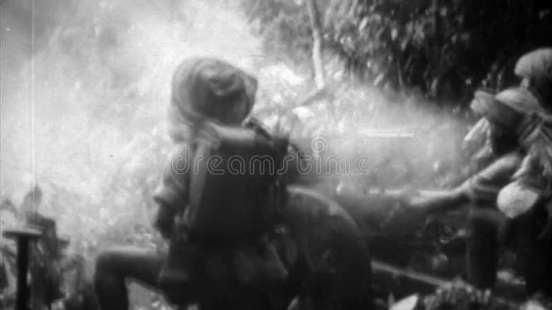 WW2 - Pacific Jungle Warfare Stock Footage - Video of warfare, army ...