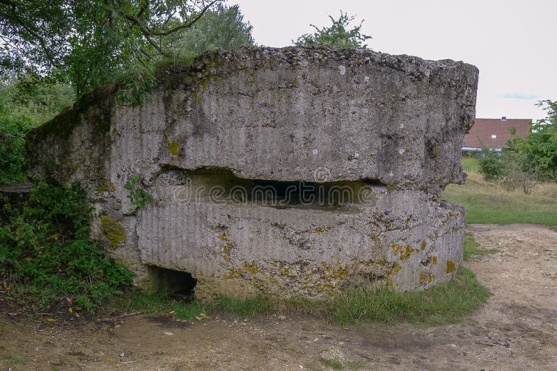 WW1 Pillbox at Hill 60 Near Ypres Stock Image - Image of menin, pillbox ...
