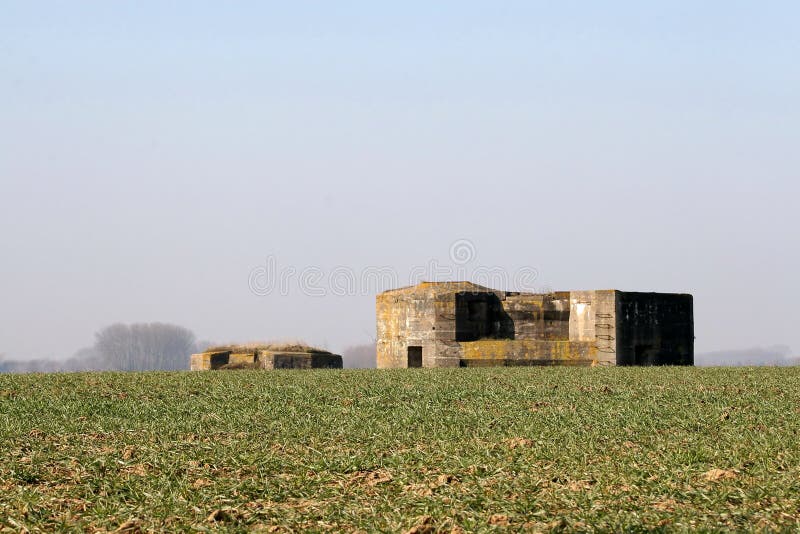 WW1 bunker system stock image. Image of flanders, german - 13658181