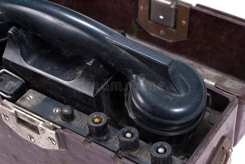 Ww2 military field phone stock image. Image of soviet - 22525869
