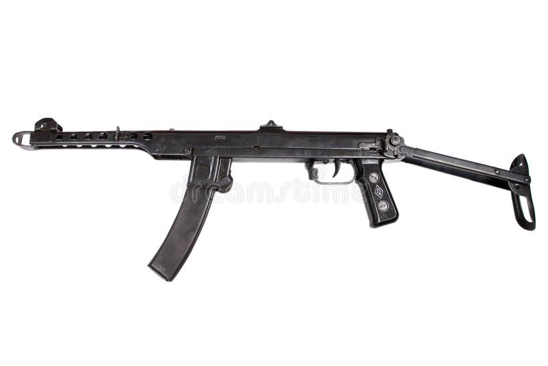 MP40 German Submachine Gun - World War II Era Stock Photo - Image of ...
