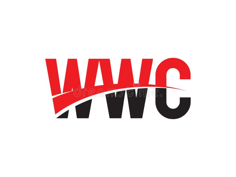 WWC Letter Initial Logo Design Vector Illustration Stock Vector ...