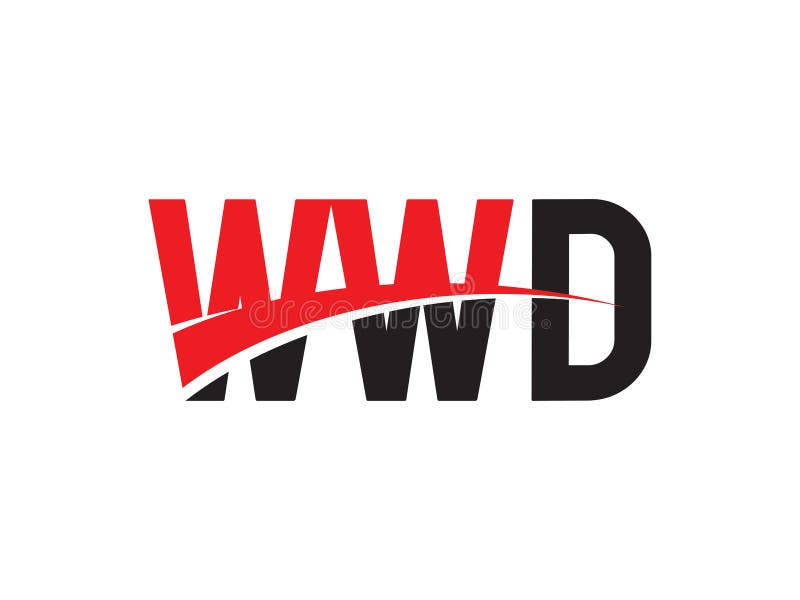 WWD Letter Initial Logo Design Vector Illustration Stock Vector ...