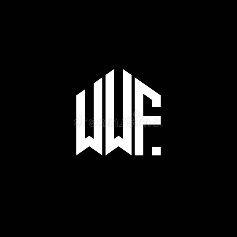 WWF Letter Logo Design on BLACK Background. WWF Creative Initials ...