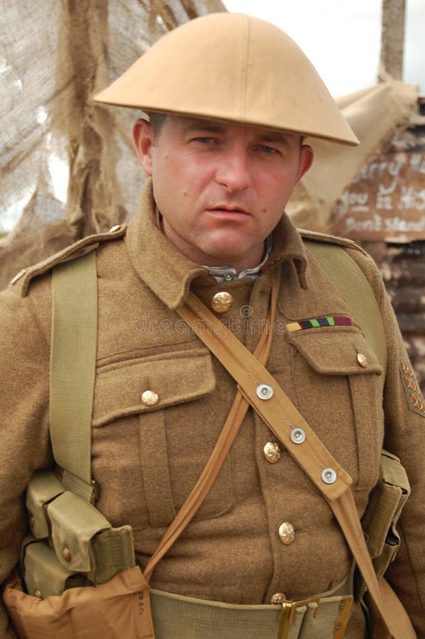 WWI British Soldier editorial stock photo. Image of english - 27647753