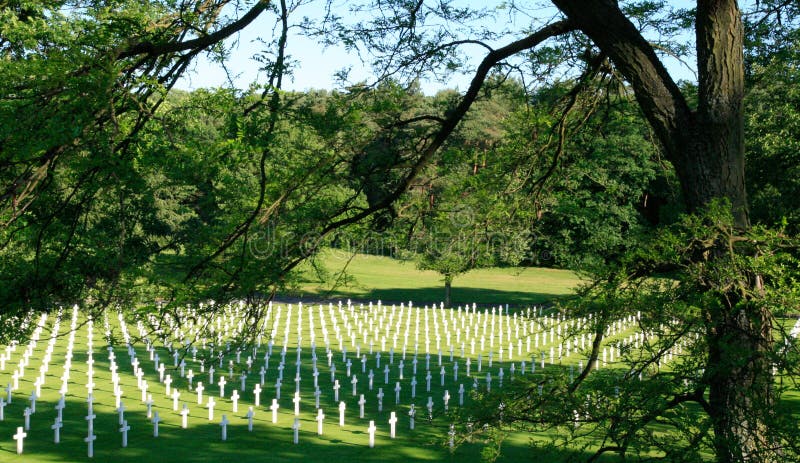 WWII Cemetery stock image. Image of heroism, service - 17723997