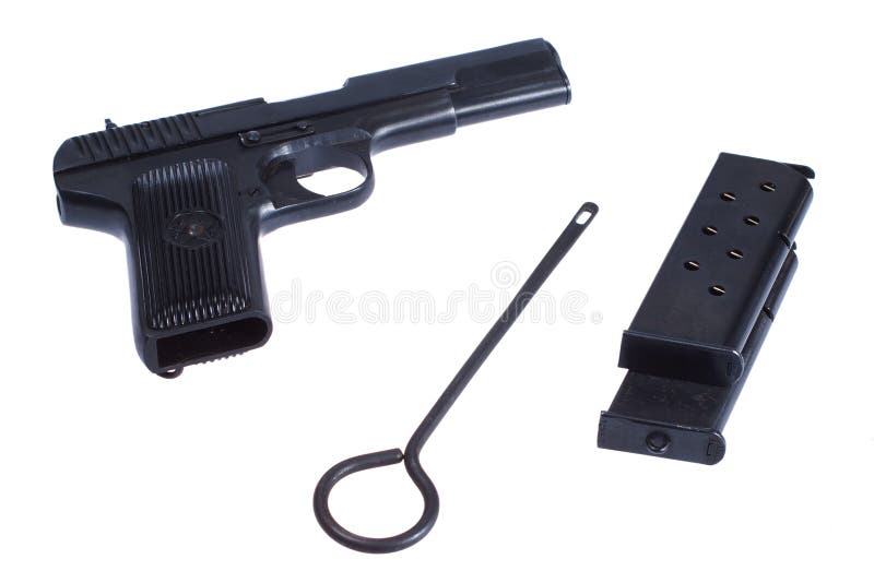 Soviet Tula Tokarev pistol stock photo. Image of replica - 34930970