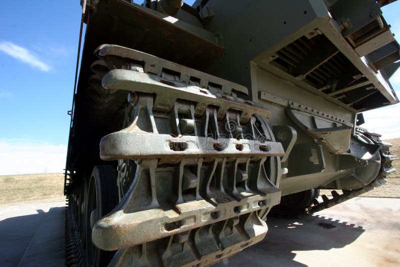 WWII tank track stock image. Image of machinery, treads - 2498191
