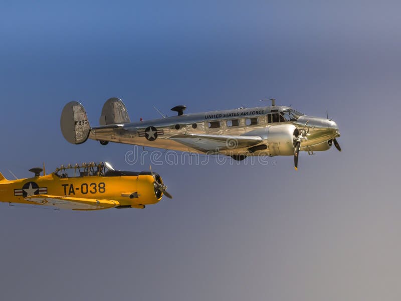 WWII War Planes in Flight Over Indy Air Show, 2022 Editorial Stock ...