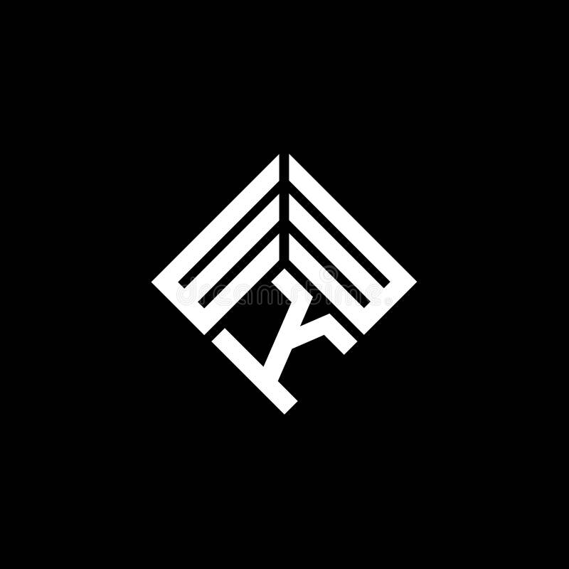 WWK Letter Logo Design on WHITE Background. WWK Creative Initials ...