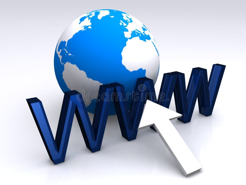 Internet, World Wide Web Design Stock Vector - Illustration of earth ...