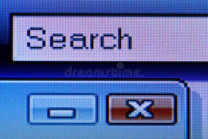 Internet, Computer Screen Closeup Stock Photo - Image of internet ...