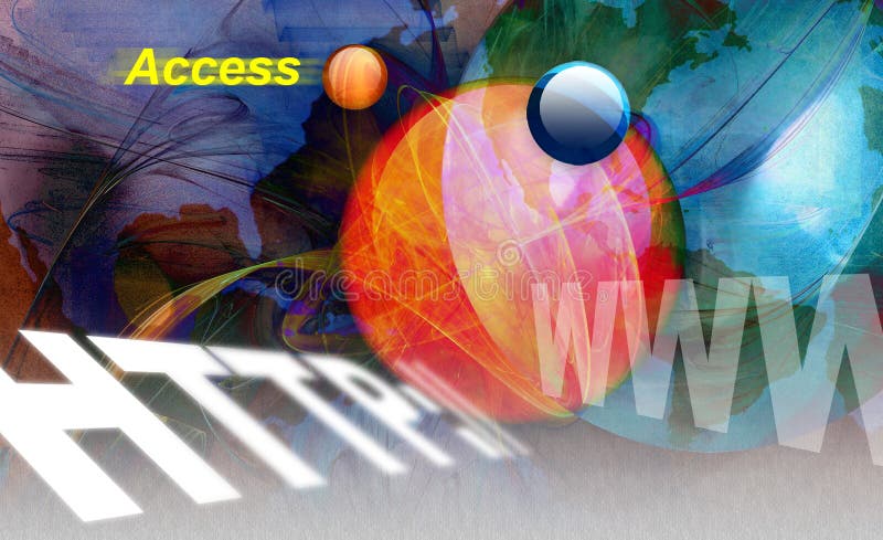 Www De Monitor Van WebHTTP Internet Stock Afbeelding - Image of kabel ...