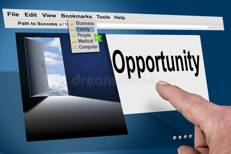 Www De Monitor Van WebHTTP Internet Stock Illustratie - Illustration of ...