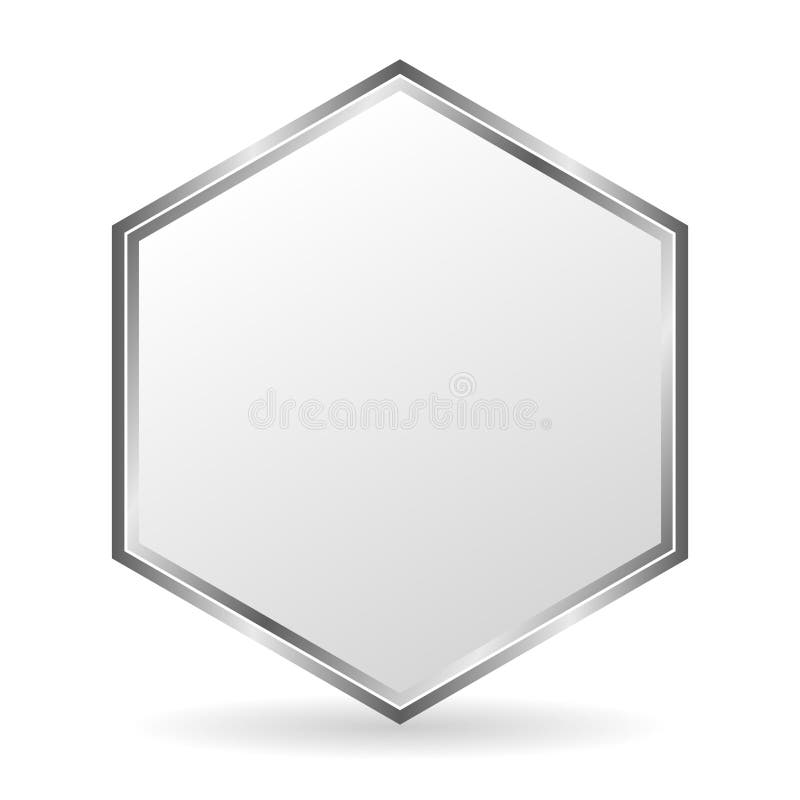 Hexagonal Plaque Stock Illustrations – 55 Hexagonal Plaque Stock ...