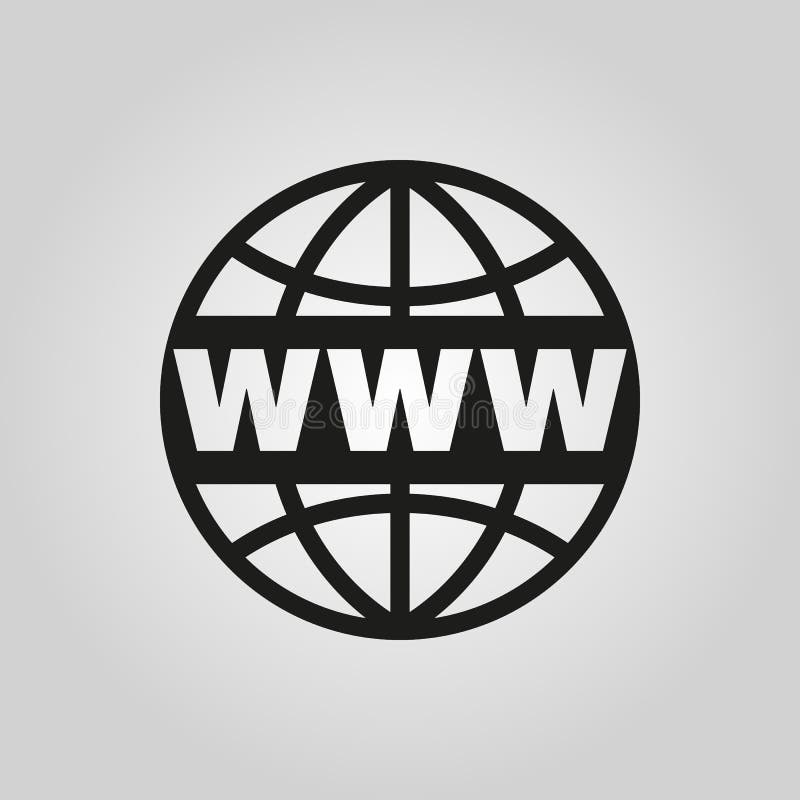 The WWW Icon. SEO and Browser, Development Symbol. UI. Web. Logo. Sign ...