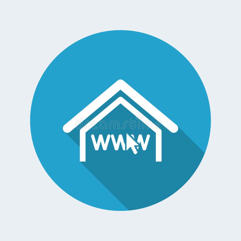 WWW icon stock vector. Illustration of internet, link - 96394895