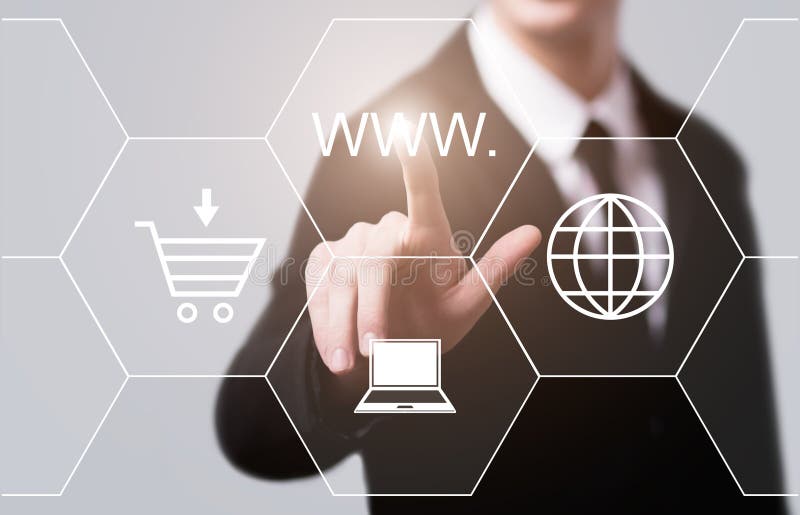 WWW Internet Connection Web Technology Network Concept Stock Image ...