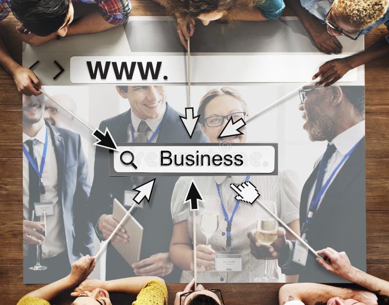 WWW Online Homepage Business Word Search Concept Stock Image - Image of ...