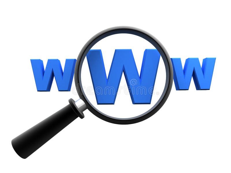 Internet search icon stock vector. Illustration of magnifying - 17734262